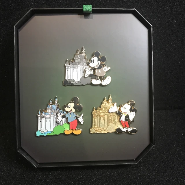 DISNEY 20 YEARS Of Pin Trading Disneyland Castle Box Set LE 1500 ...