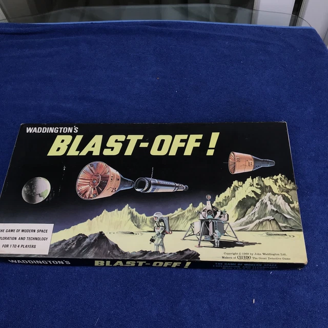 WADDINGTONS BLAST-OFF (SPACE Race Game) Complete Original Vintage 1969 ...
