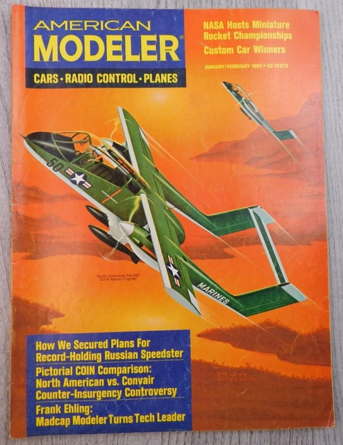 AMERICAN MODELER THE Model Aviation Magazine Vol32 No1 Jan Feb 1965 ...
