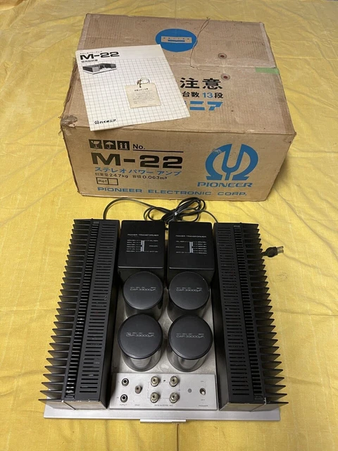 AMPLI PIONEER M-22 M22 Classe A HI-END Top Vintage SUPER Rare BOX Original... EUR 1.623,65 ...
