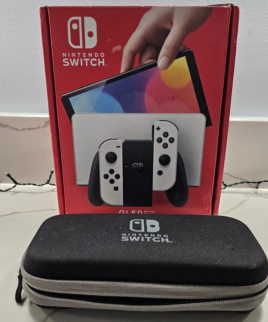 NINTENDO SWITCH OLED Model Handheld Console - 64GB - White - Mint ...