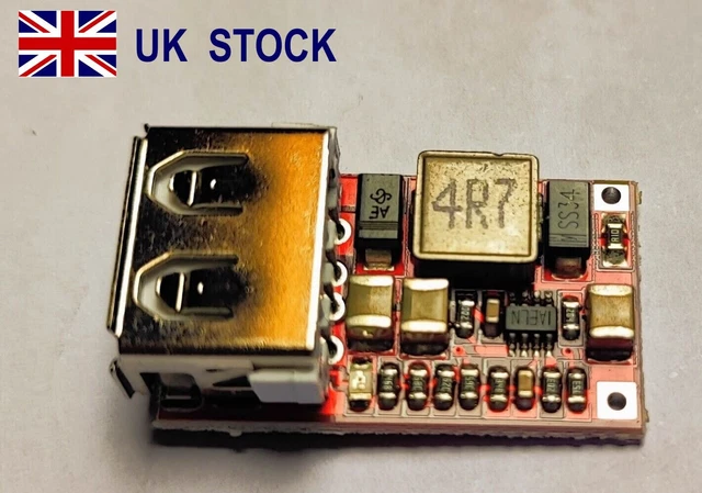 USB STEP DOWN Buck Converter 6-24V, 12V-24V to 5V 3A DC Power Module ...