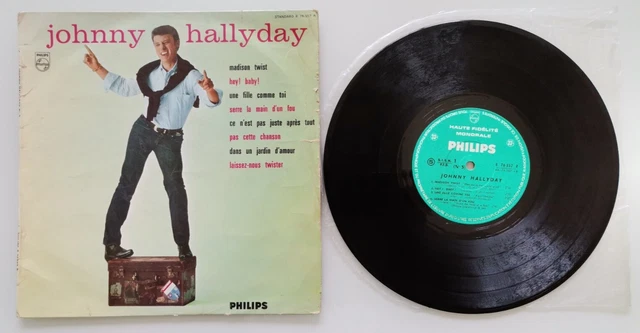LP JOHNNY HALLYDAY " N°3 " ORIGINAL FRANCE 1962 - Philips B76.557R ...