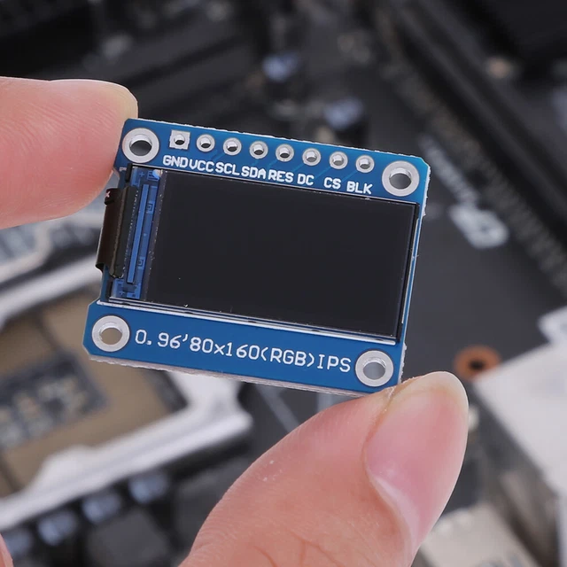 0.96 INCH TFT Display Module 8 Pin ST7735 LCD Screen Display Module ...