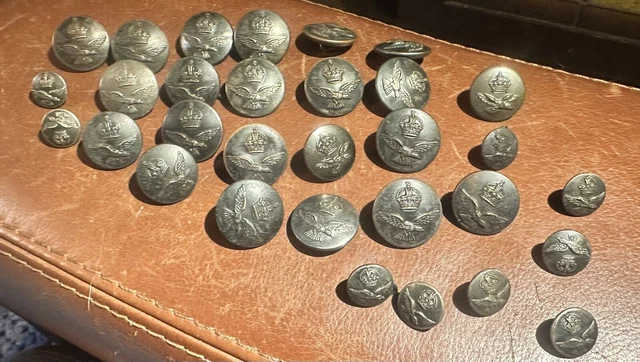 BULK LOT OF Ww2 Royal Australian Air Force, RAAF, Anodised Silver ...