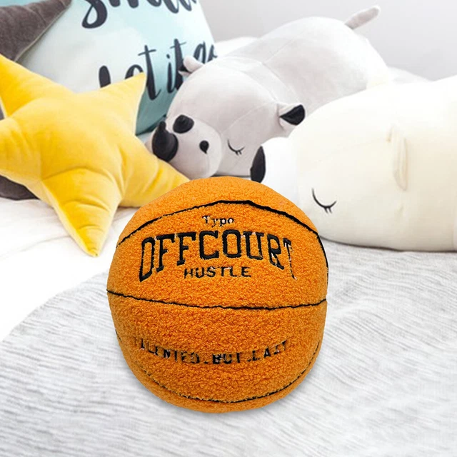 3D OFFCOURT BASKETBALL Cushion Plush Basketball 25cm Plush Basketball ...