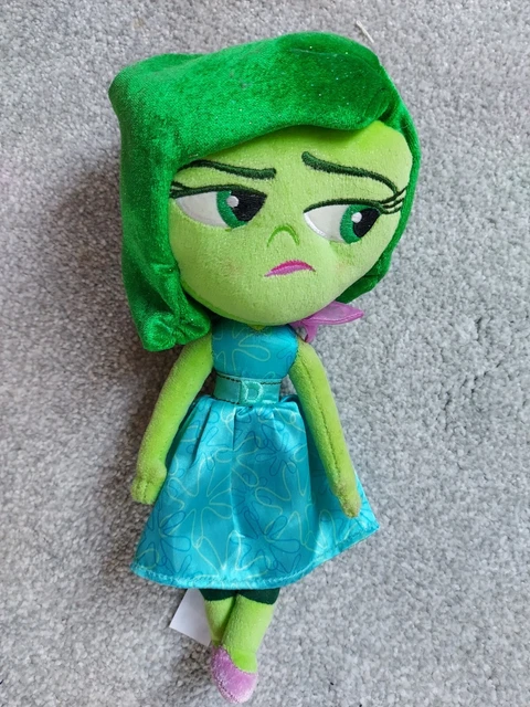 INSIDE OUT DISGUST Plush Soft Toy Doll Pixar Disney Store Original 11 ...