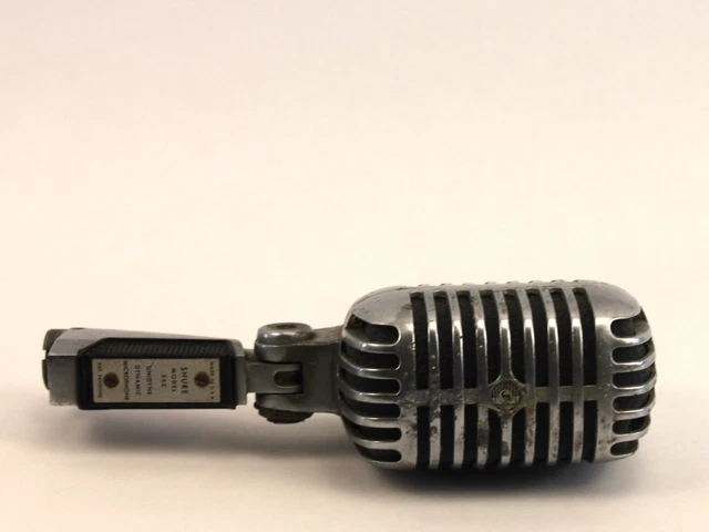 VINTAGE SHURE 55S Unidyne Dynamic Broadcast Microphone Untested £211.06 ...