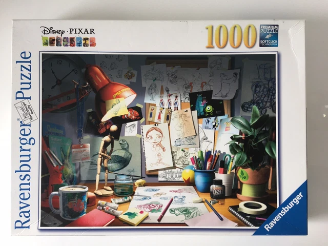 PUZZLE RAVENSBURGER DISNEY Pixar The Artist's Desk Toy Story 1000 ...