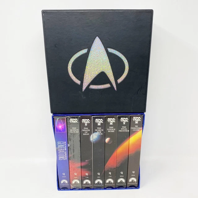 VINTAGE STAR TREK VHS Tapes The Seven Screen Voyages Movie Box Set 1996 ...