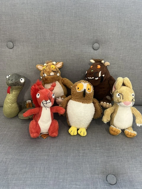 6 JULIA DONALDSON Aurora Gruffalo Plush Soft Toy Bundle Gruffalo Snake ...