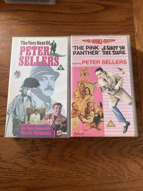 VHS 2 X The Pink Panther Peter Sellers A Shot In The Dark Cert PG £8.90 ...