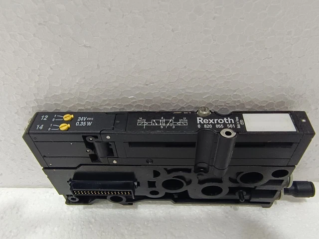 REXROTH 0 820 055 501 DOUBLE SOLENOID VALVE / Rexroth 0820055501 24 ...