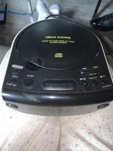 SONY (DREAM MACHINE) Clock Radio With Cdr/Rw Playback Model Icf-Cd815 ...