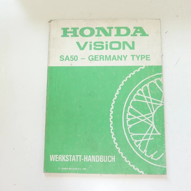 ORIGINAL HONDA SA50 Vision Werkstatthandbuch Reparaturanleitung ...
