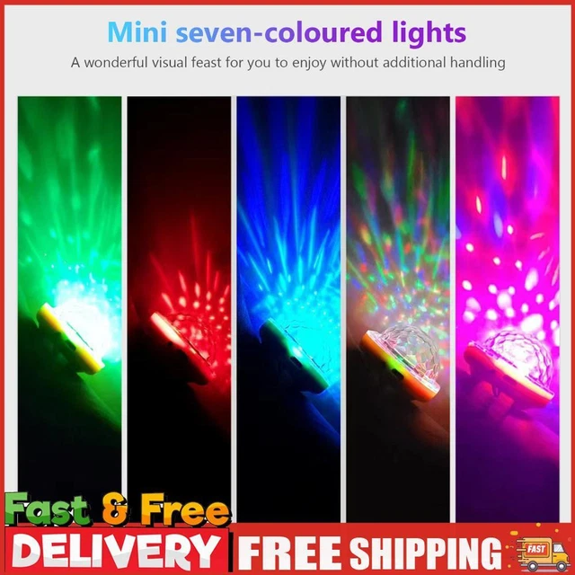 USB LED STAGE Light Sound Control Mini Kids Toy Atmosphere Lighting for ...