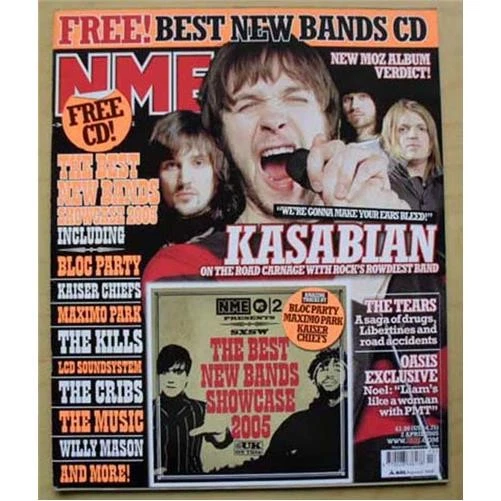 KASABIAN NME MAGAZINE Apr 2 2005 Kasabian Cover With More Inside Uk £8. ...