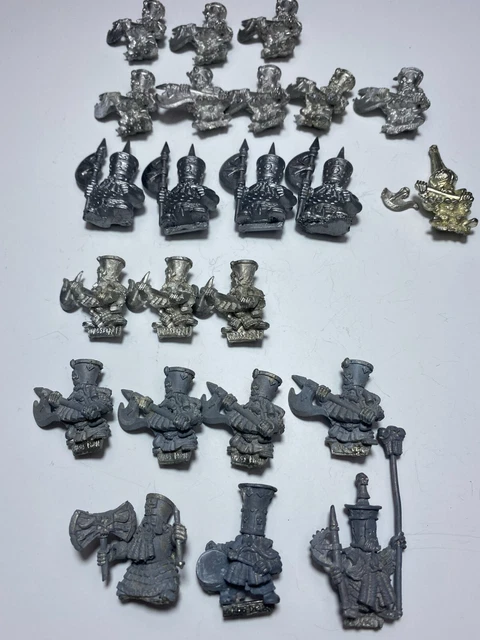 CHAOS DWARF TWO Handed Axeman Regiment - Dwarves Warhammer Metal 90s GW ...
