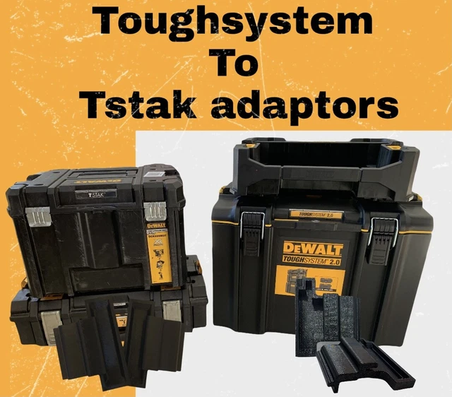 DEWALT TOUGH SYSTEM to TSTAK Adaptors – Tough2T Tool Kit Accessories £ ...