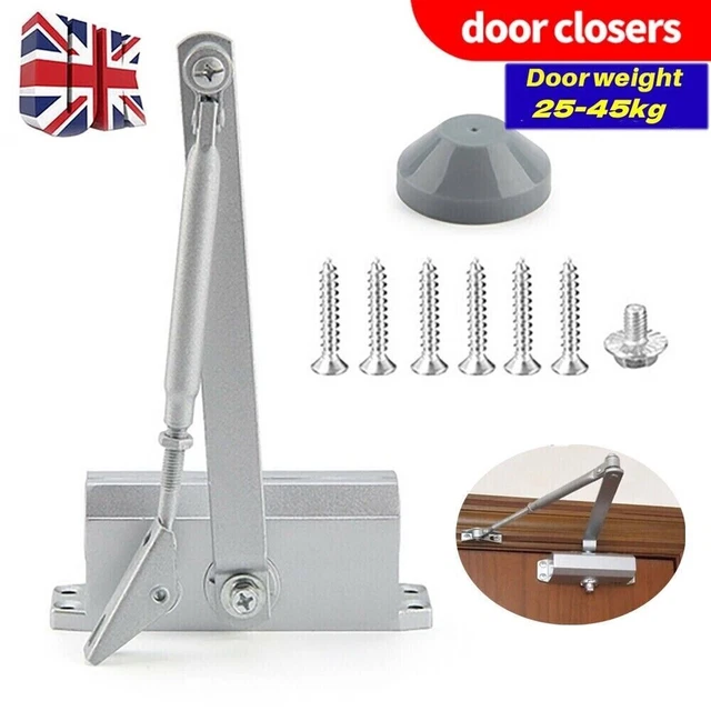 25-45KG HEAVY DUTY FIRE Rated Overhead Door Closer Opener Adjustable ...