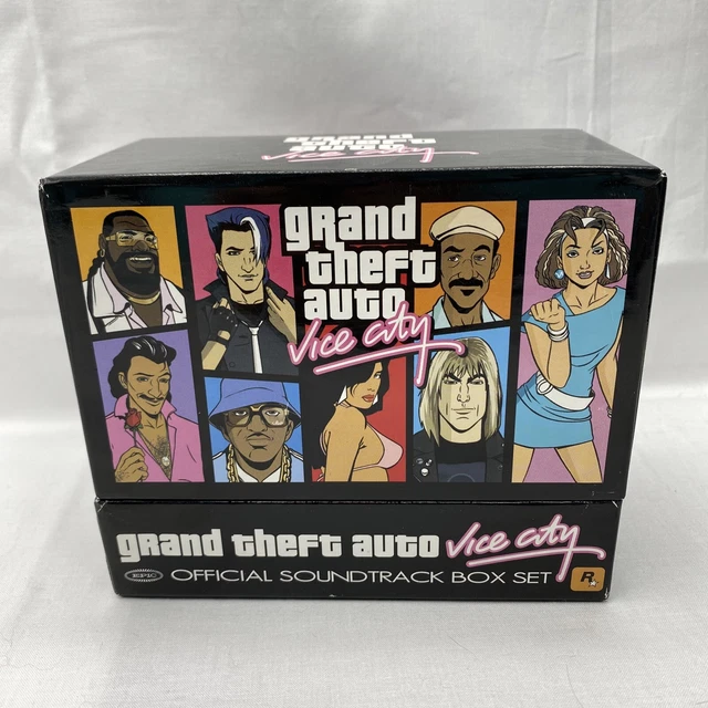 GRAND THEFT AUTO GTA Vice City Official Soundtrack - 7 CD Box Set 2002 ...