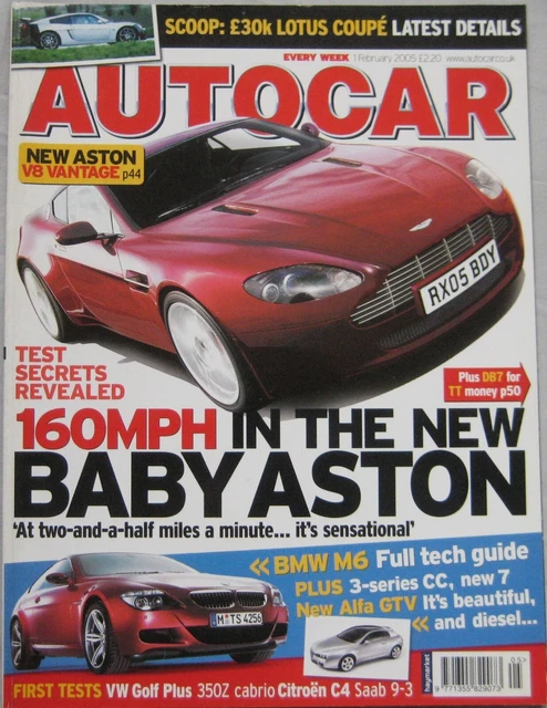 AUTOCAR MAGAZINE 1/2/2005 featuring Nissan, Aston Martin, BMW, Alpina ...