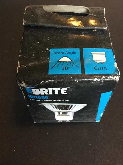 ETERNA EBRITE GU10 230V 50W Halogen Lamp - New & Boxed £5.95 - PicClick UK