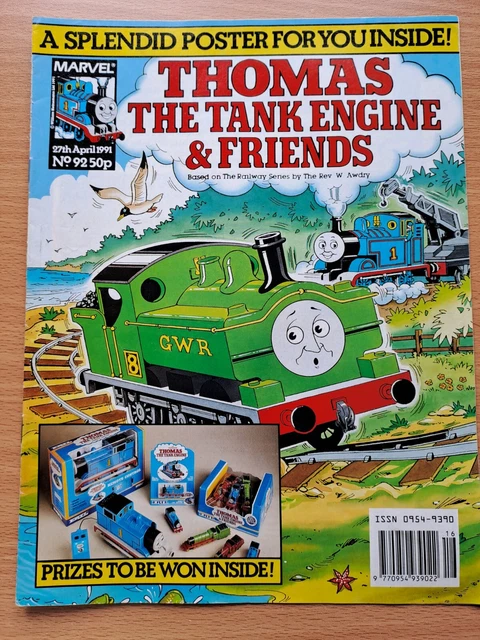 THOMAS THE TANK Engine And Friends Marvel Magazine Comic Issue No. 92 ...