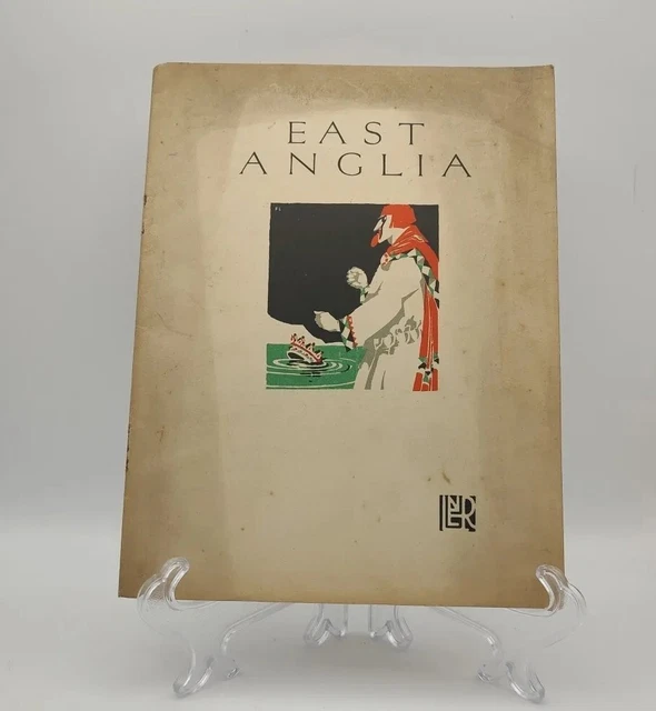 ANTIQUE EAST ANGLIA LNER Railway Map Freda Lingstrom C1924 John ...