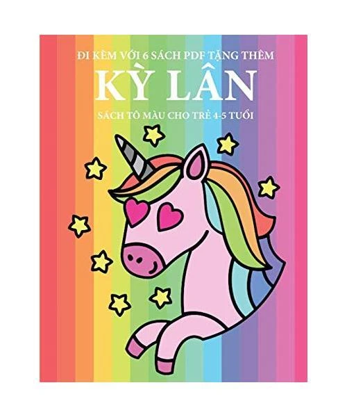 SÁCH TÔ MÀU cho trẻ 4-5 tuổi (Kỳ lân): Cuốn sách n? EUR 25,00 - PicClick FR