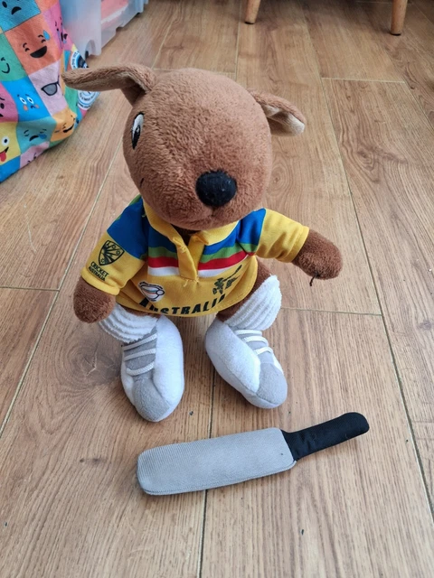 ICC CRICKET WORLD Cup 2015 Australia Kangaroo Mascot Plush Toy Doll ...