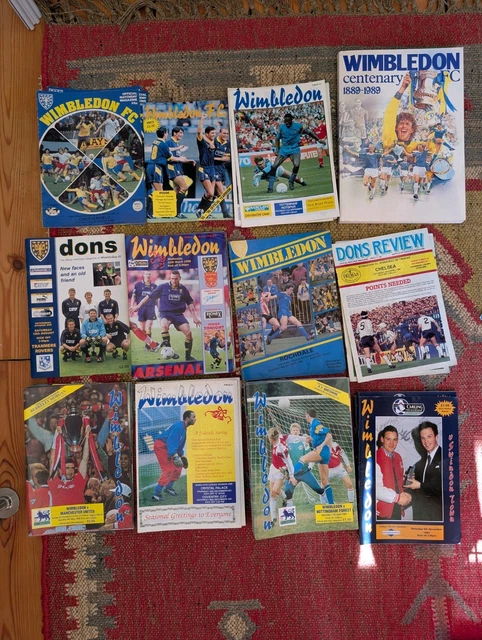 60 WIMBLEDON FC Football Programmes (80s/90s) £5.45 - PicClick UK