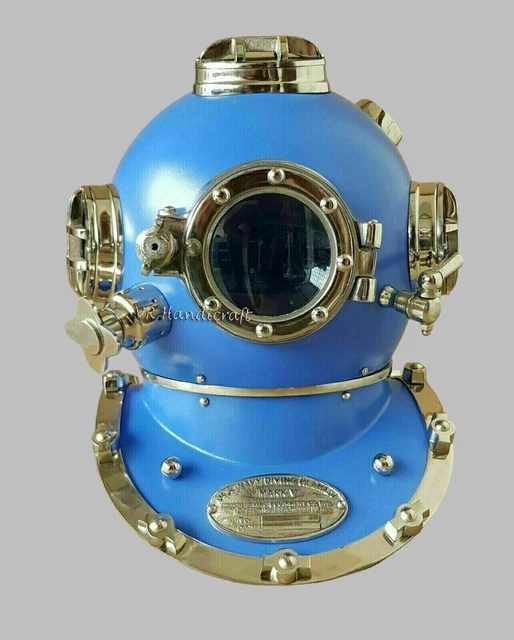 CASQUE DE PLONGÉE sous-marine nautique US Navy Mark V Divers casque de ...