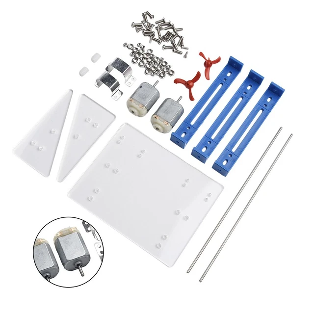 LEARNING RC BOAT Kit Brackets Propeller Motor Shaft Model Hobbies Hand ...
