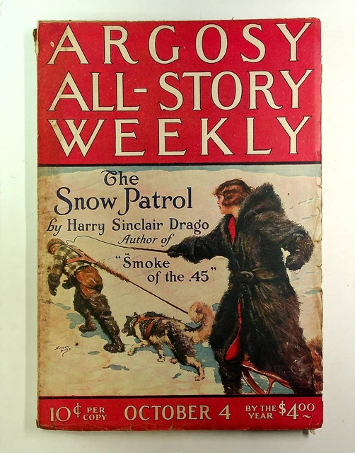 ARGOSY PART 3: Argosy All-Story Weekly Oct 4 1924 Vol. 163 #4 VG £37.08 ...