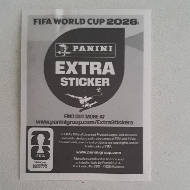 PANINI FIFA WORLD Cup 2026 Extra Sticker Luka Modric Croatia Sports ...