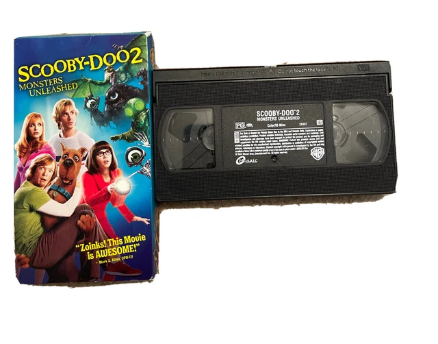 SCOOBY DOO 2 Monsters Unleashed VHS 2004 Movie Freddie Prinze Jr ...