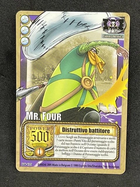 ONE PIECE TCG Promo Mr. Four - Destructive Beater Rk-C19 Ita Nm $1.69 ...