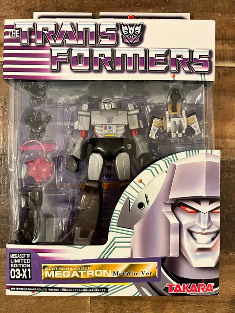 TAKARA TRANSFORMERS G1 Megatron Mega SCF 03-X1 Metallic Version limited ...