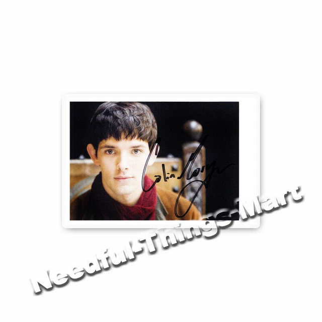 COLIN MORGAN AUS Merlin - Autogrammfotokarte [#1] EUR 3,89 - PicClick DE