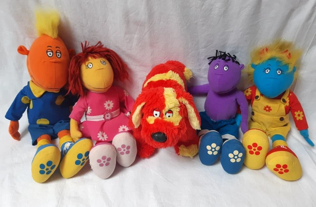 TWEENIES X5, BELLA Fizz Jake Milo Doodles CBeebies Vintage 1999 Plush ...