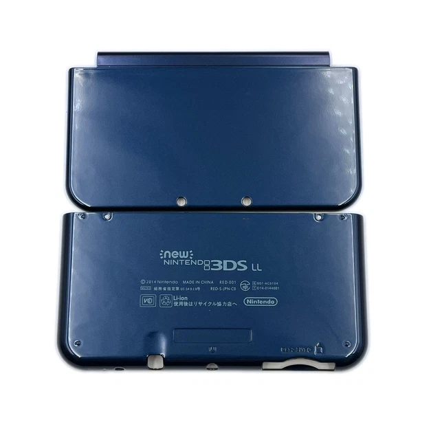 REPLACE FOR NEW Nintendo 3DS XL LL Blue A+E Cover Shell Housing Front ...