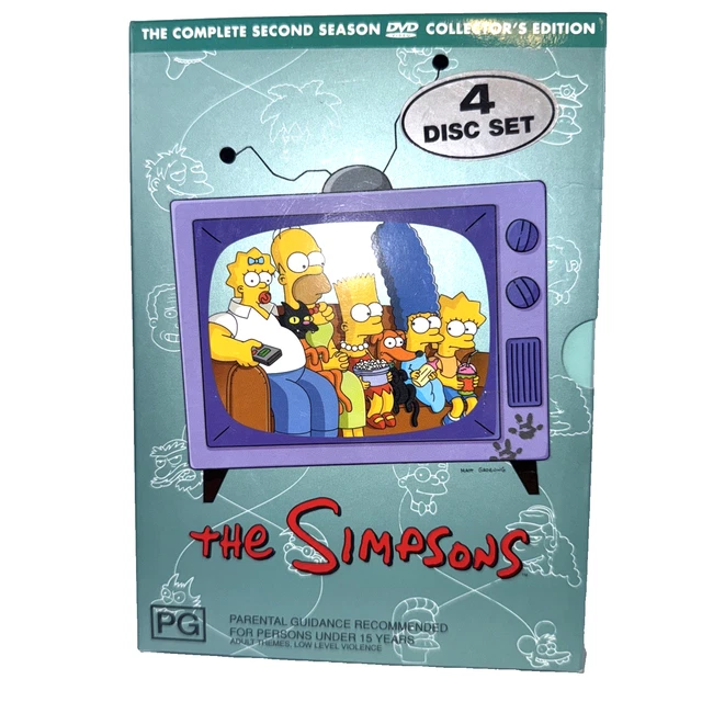THE SIMPSONS: SEASON 2 | Box Set Collectors Edition (DVD, 1990), Region ...