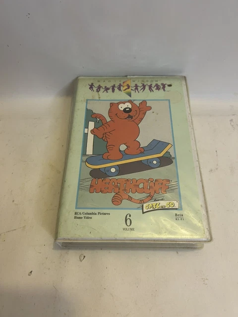 BETA MAX Heathcliff and Cats and Co. Vol 6 1985 (not VHS) EUR 15,89 ...