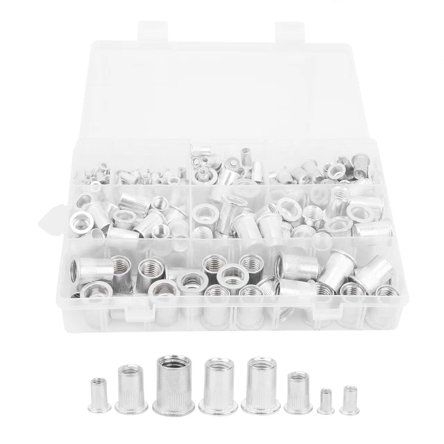 175PCS ALUMINUM RIVET Nut Insert Nutsert Set EcoFriendly M3- For Safe ...