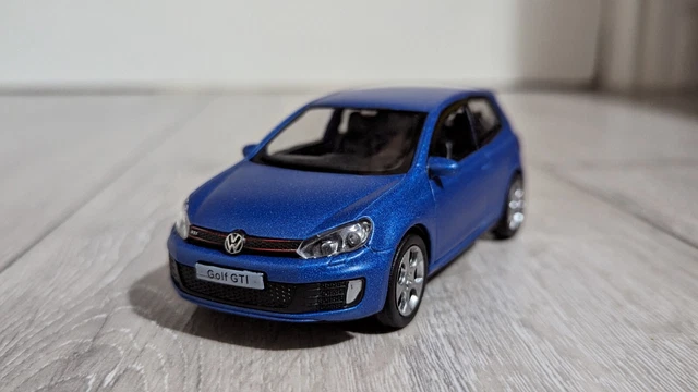 VW GOLF GTI Mk6 Model Car Blue Black Scale 1:36 EUR 13,87 - PicClick DE