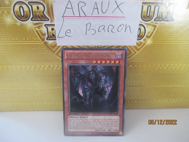 GIANT ARCHDEMON - SHSP-FR083 Dark Demon Effect Level 6 YGO £1.04 ...