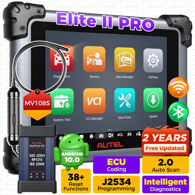 AUTEL MAXISYS ELITE II Pro ULTRA Programming Key Coding Car Diagnostic ...