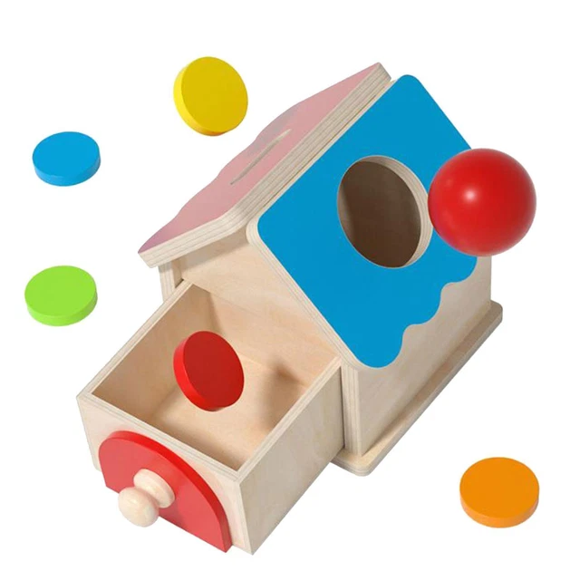 MONTESSORI TOYS SHAPE Sorting Cube Shape Matching Box Toy Regali di EUR ...