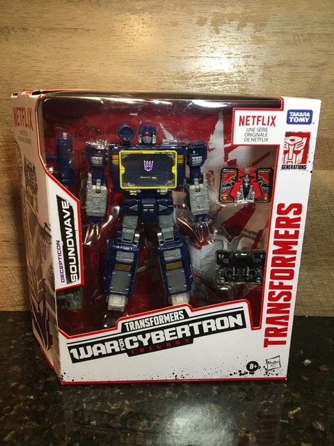 TRANSFORMERS GENERATIONS NETFLIX War For Cybertron Soundwave Walmart ...